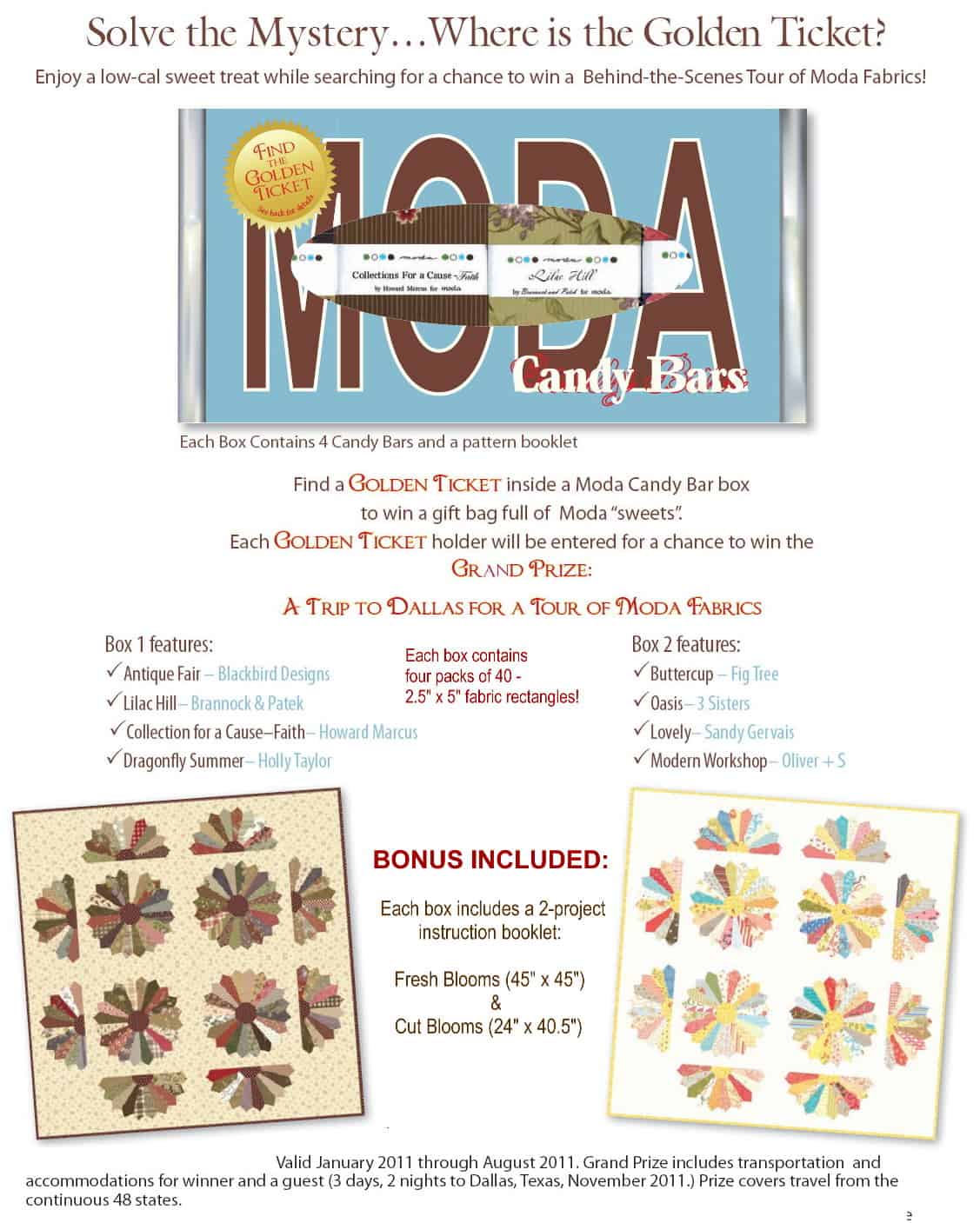 MODA CANDY BARS