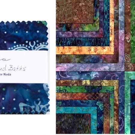 Enchanted Pond Batiks 5" Charm Pack