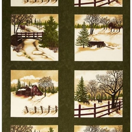 Through The Winter Woods Panel - Gr