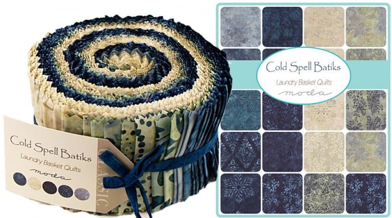 Cold Spell Batiks Moda Jelly Roll